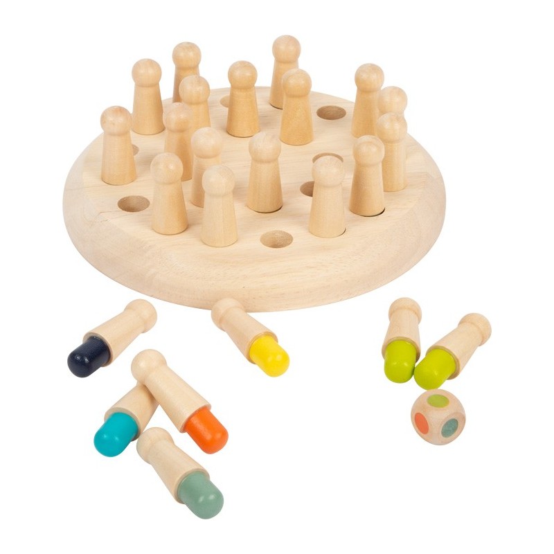 Jeu de Mémoire en Bois Montessori - Mémo des Couleurs pour Enfant