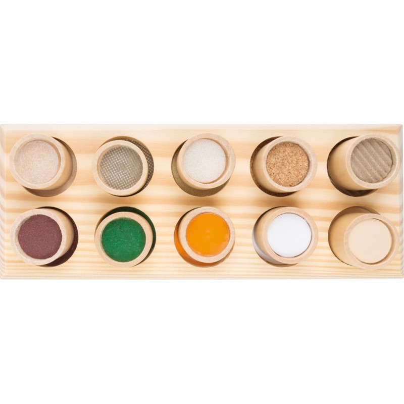 Jeu de Mémoire Tactile en Bois - Jeu Sensoriel Montessori