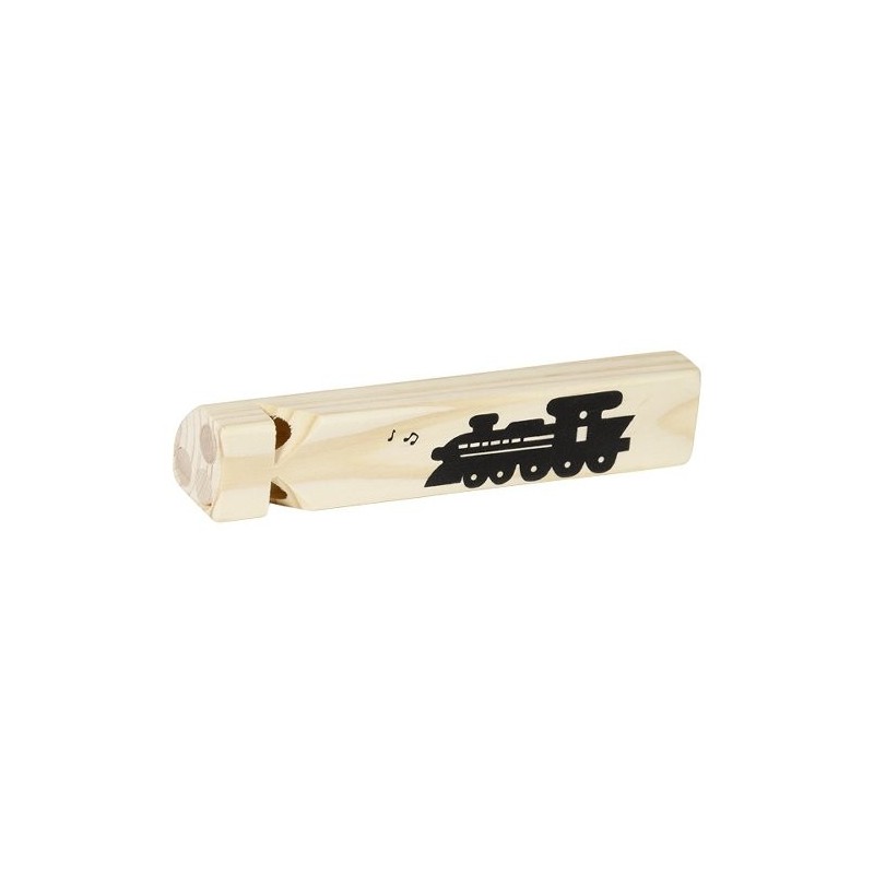 Sifflet en Bois Montessori "Petit Train" - Eveil Musical Enfants