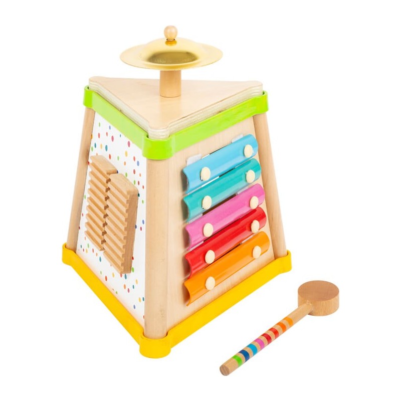 Cube Musical Montessori en Bois - Instrument de Musique Couleurs